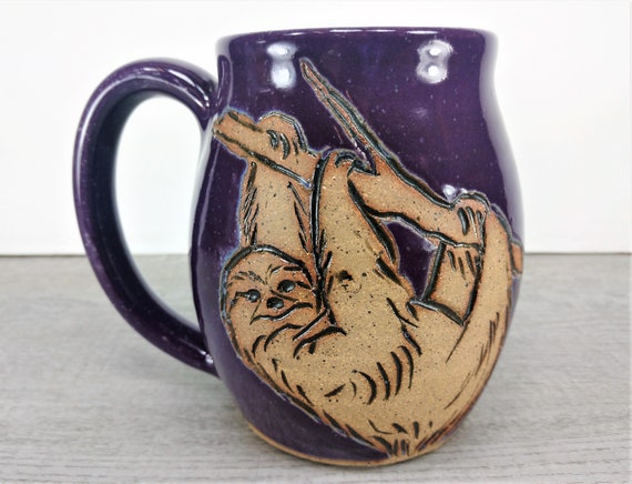 Sloth Mug 16 oz Sloth Gift Cubicle Decor College Student | Etsy