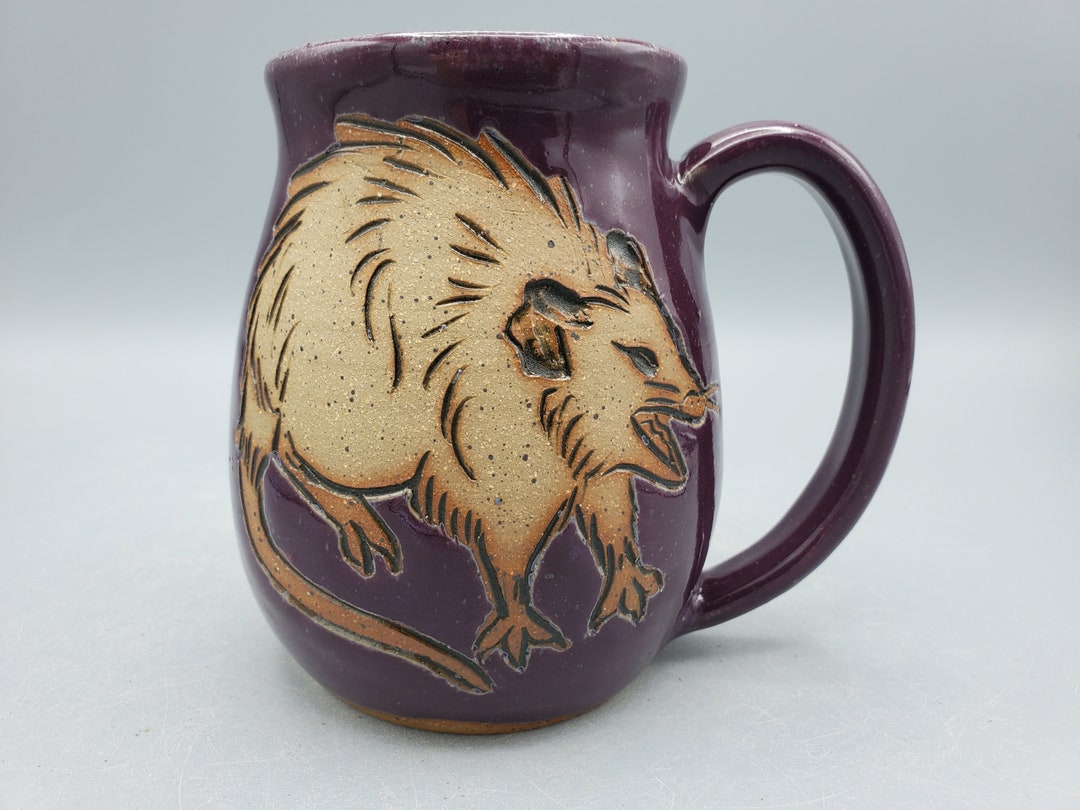 Opossum Mug 16 Oz Screaming Opossum College Student Gift - Etsy