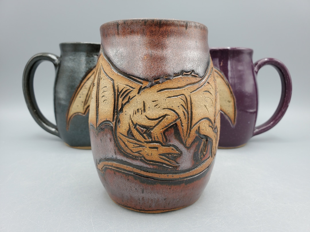 Dragon Mug 16 Oz Dungeons and Dragons Dungeon Master Gift Mythical ...
