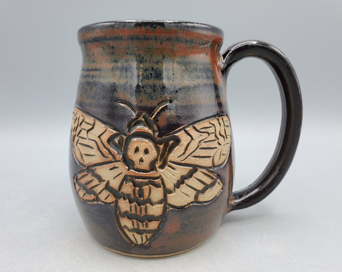 Death's Head Moth Mug 16 Oz Kitchen Witch Mug Unique Coffee Mugs Nature ...