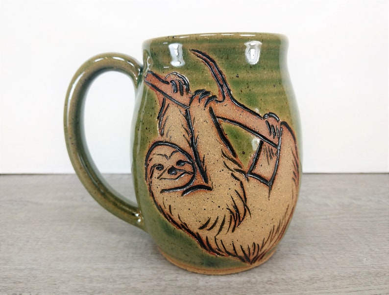 Sloth Mug 16 oz Sloth Gift Cubicle Decor College Student | Etsy