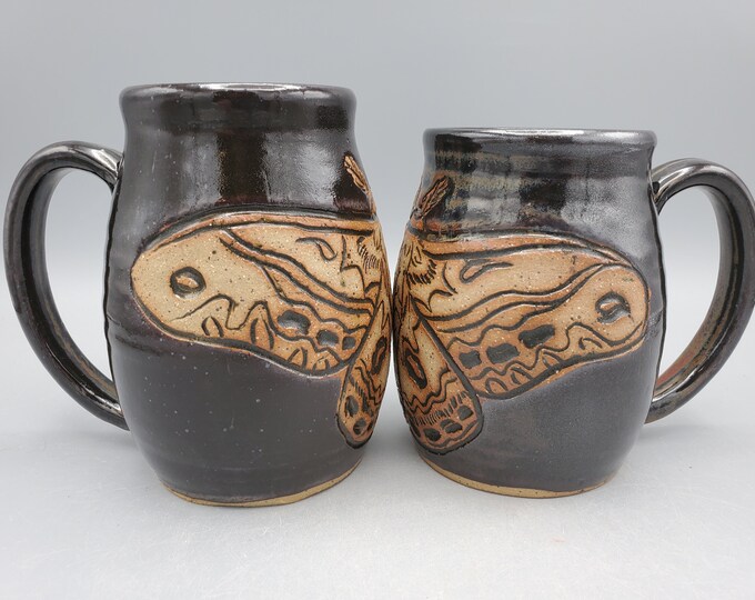 Moth Mug 16 Oz Kitchen Witch Mug Unique Coffee Mugs Nature - Etsy