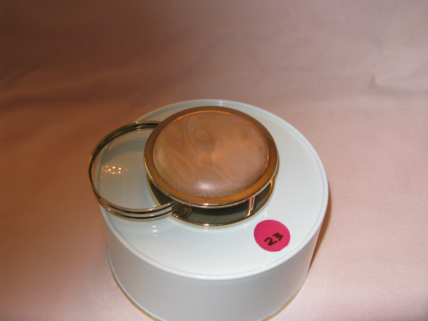 Chrome Plated Paperweight Magnifier with (Maple Wood)and(Black ...