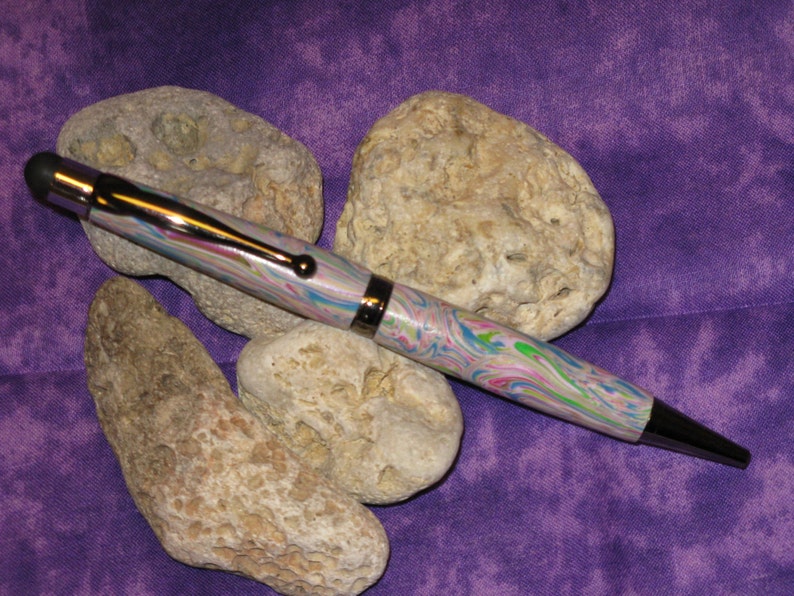 Comfort Stylus Slimline Twist Pen polymer Clay in a Gun Metal Finish - Etsy