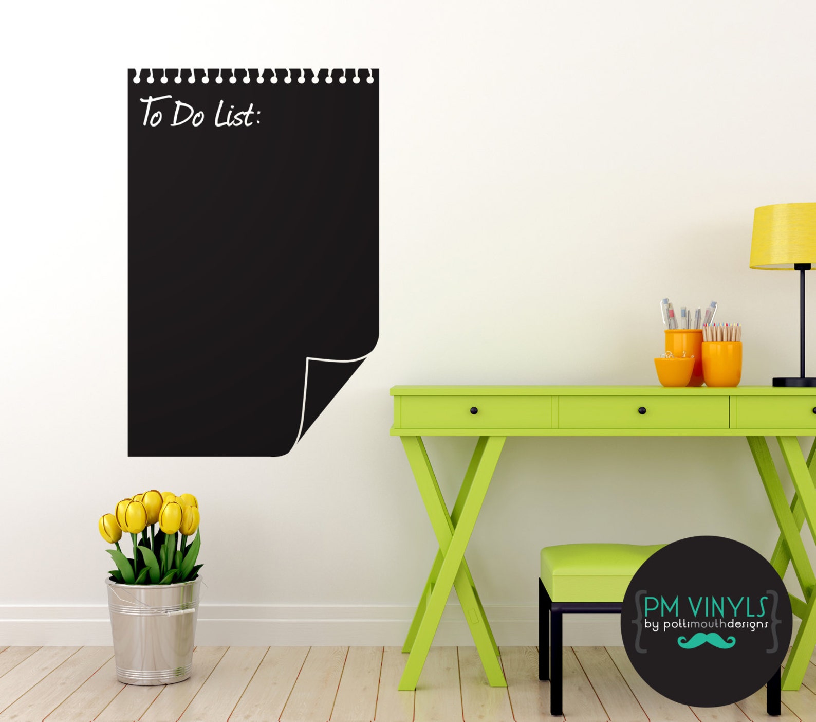 To-do List Chalkboard Vinyl Decal | Etsy