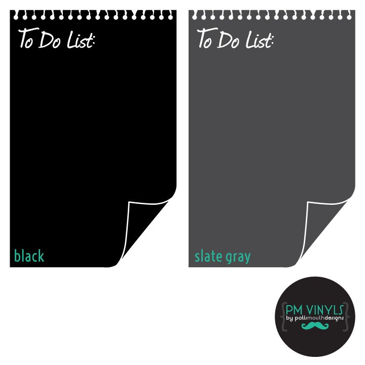 To-do List Chalkboard Vinyl Decal | Etsy