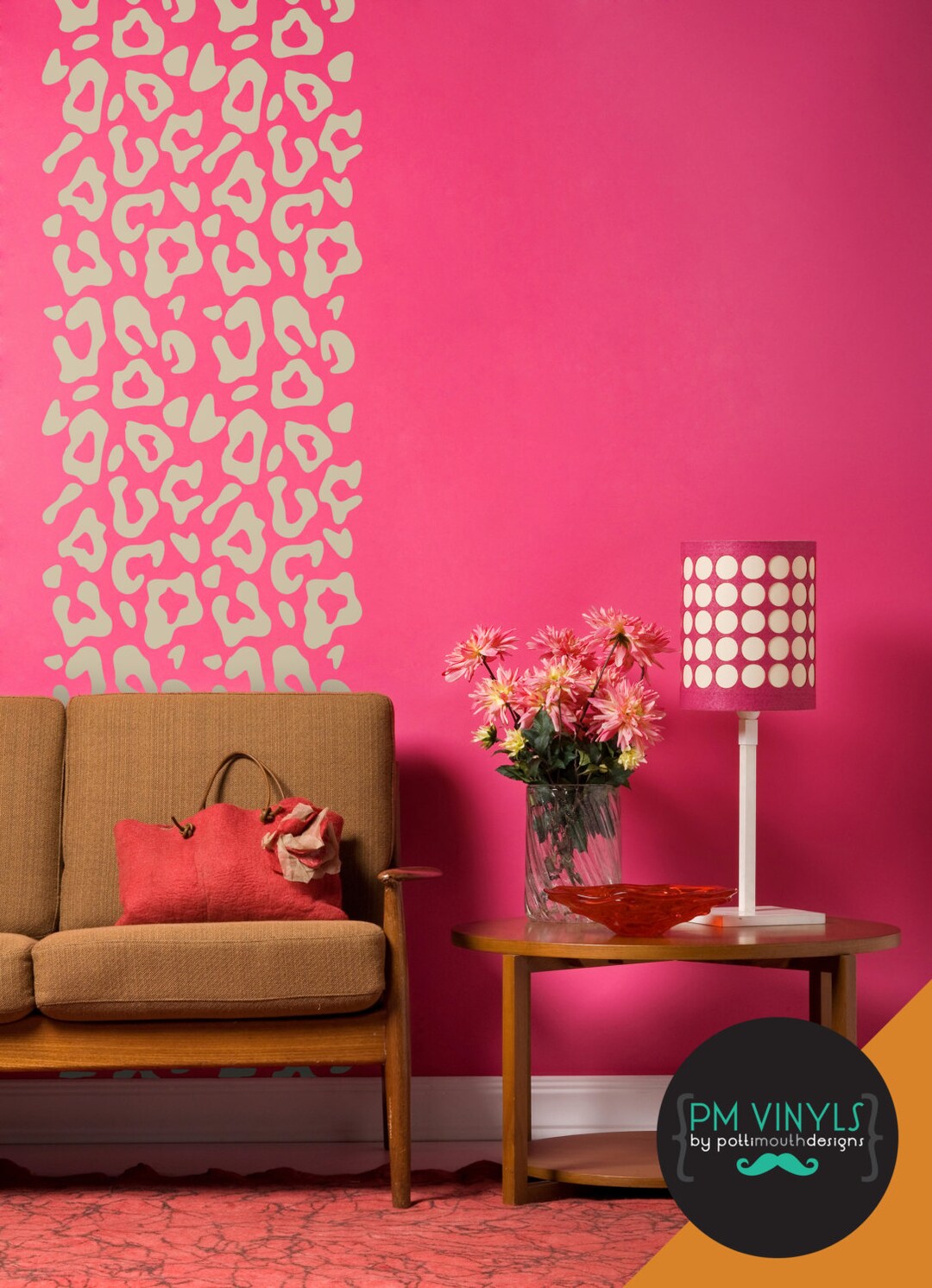 Leopard Animal Print Vinyl Wall Decal Strip ANI001 - Etsy