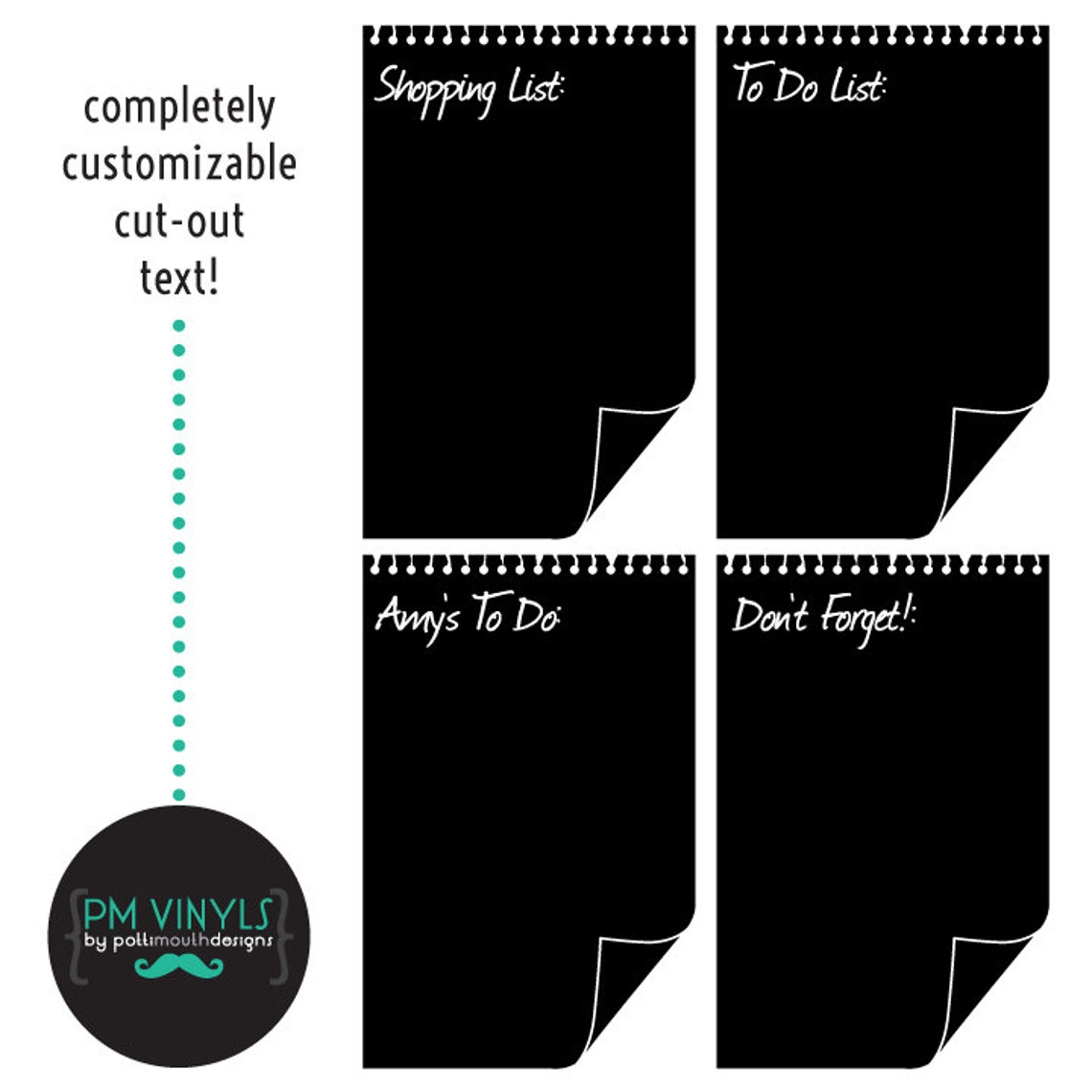 To-do List Chalkboard Vinyl Decal | Etsy