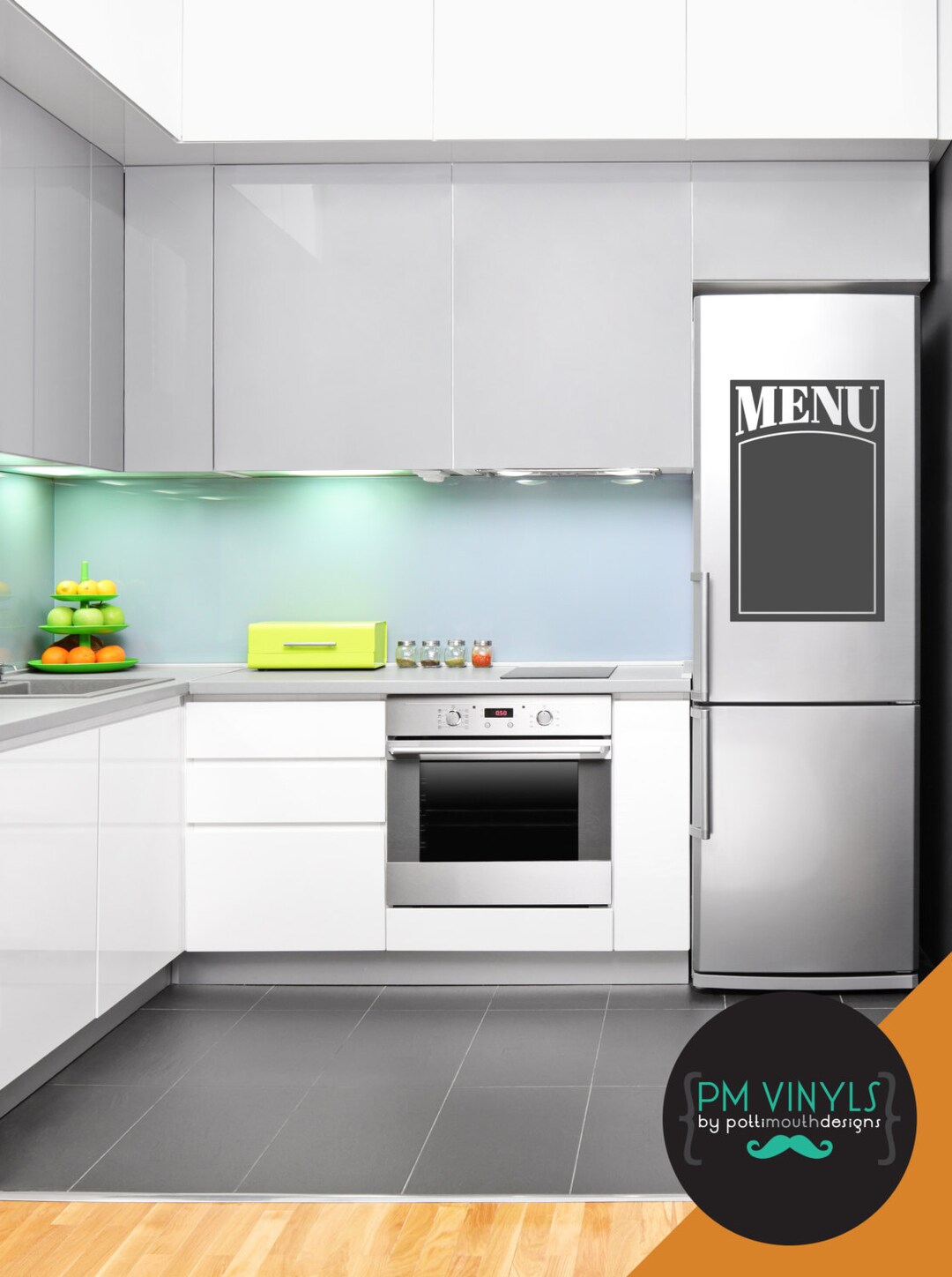 Menu Chalkboard Vinyl Decal - Etsy