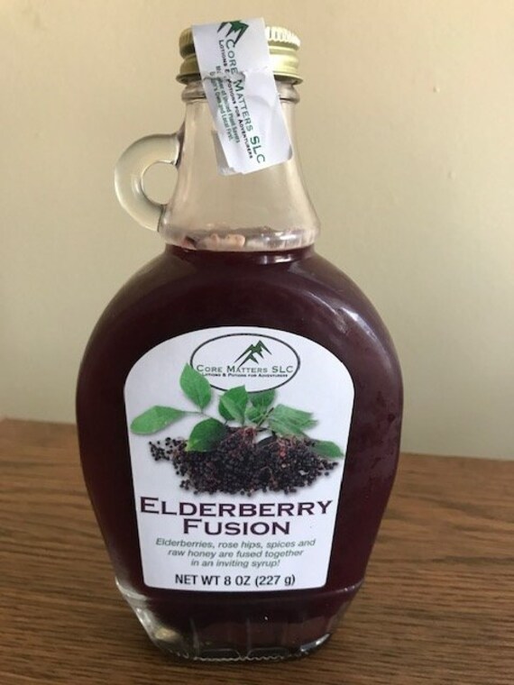 Elderberry Fusion Syrup Organic and Wild Crafted Free - Etsy