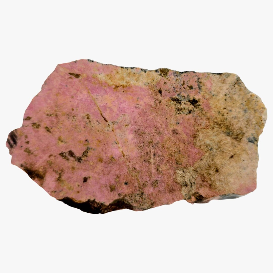 Rhodonite Slab - Old Stock Bubblegum Pink - Manganese Gemstone - Etsy