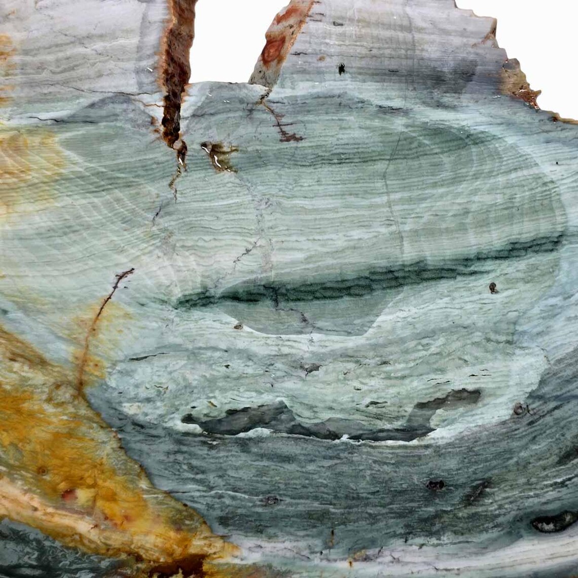 Ellipso Gary Green Larsonite Freedom Jasper Slab Lapidary Stone Slice ...