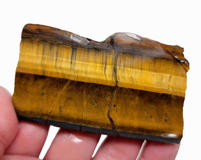 Golden Tiger-eye Slab! Lapidary Stone Slab! - Etsy
