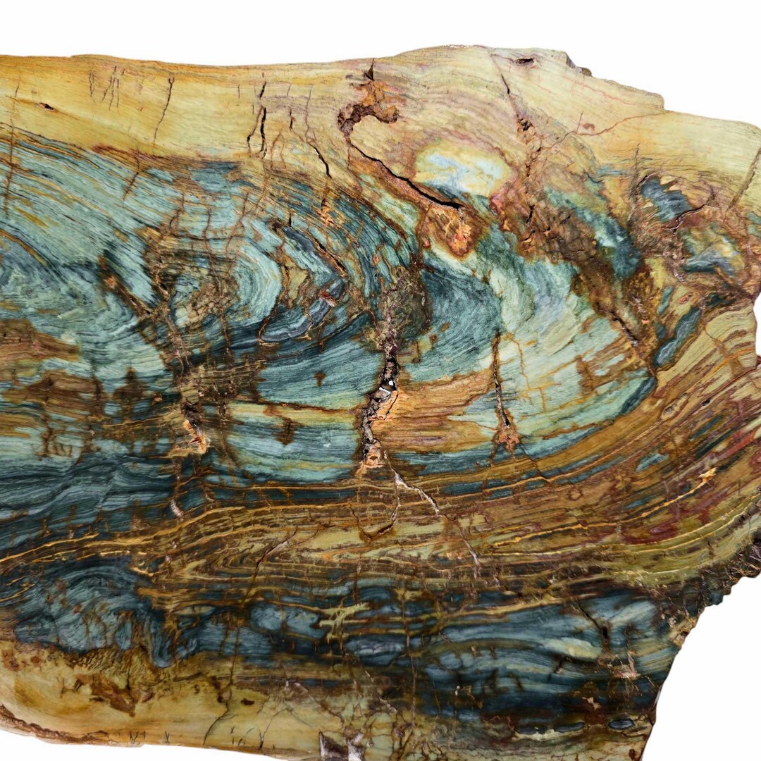 Gary Green Larsonite Freedom Jasper Slab Lapidary Stone Slice Cut Rock ...