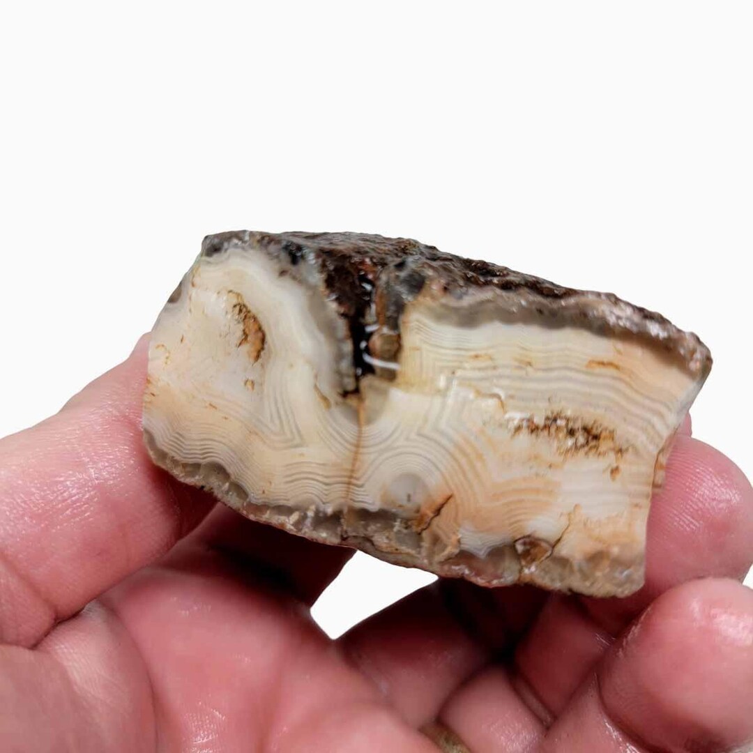Moroccan Seam Agate Rough Chunk! - Etsy
