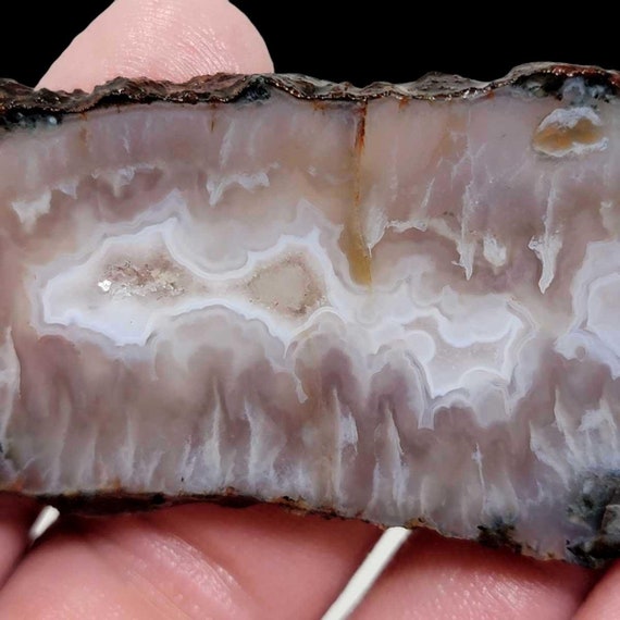 Ghost Seam Agate Slab Lapidary Stone Slab - Etsy