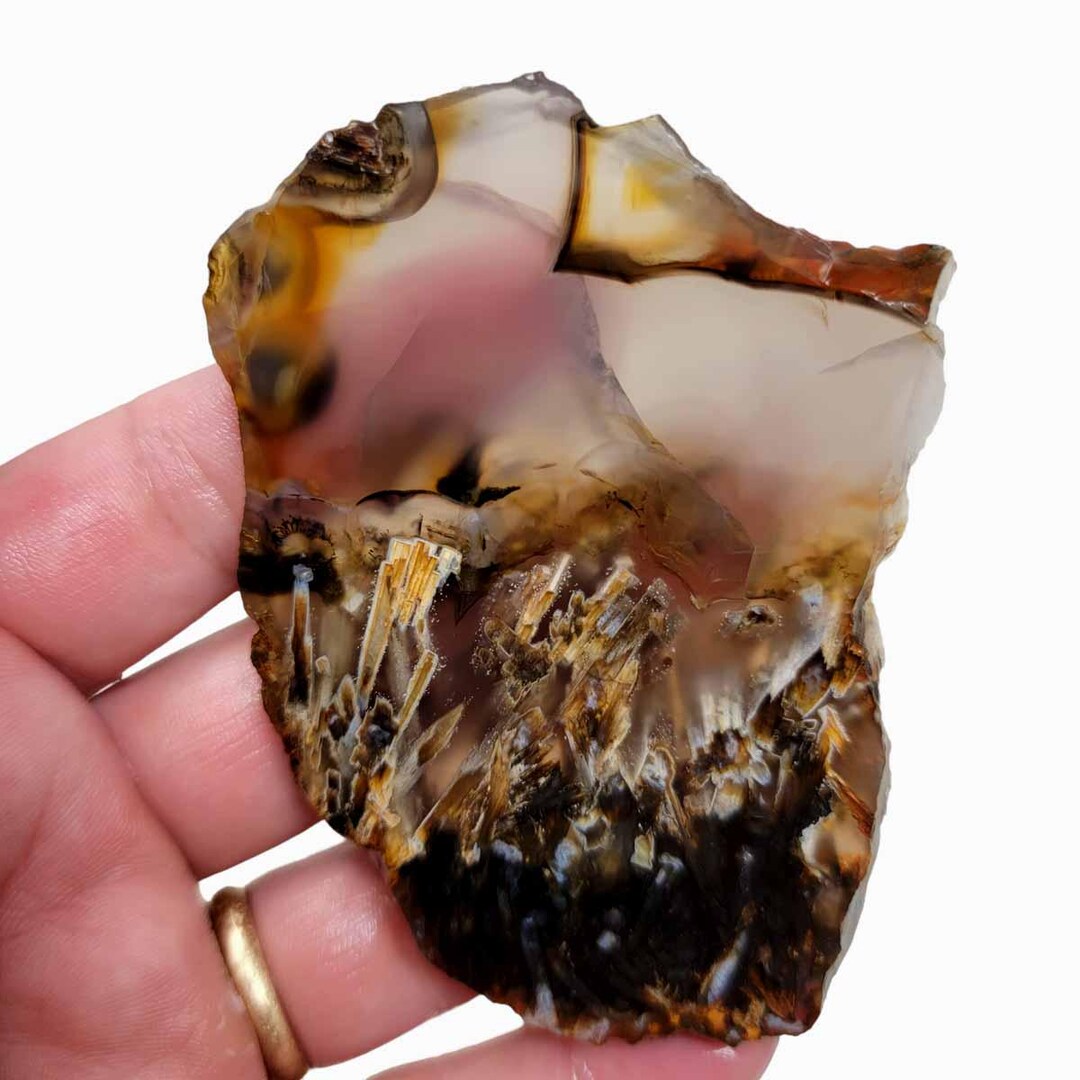 Turkish Stick Agate Slab! Lapidary Stone Slab! - Etsy