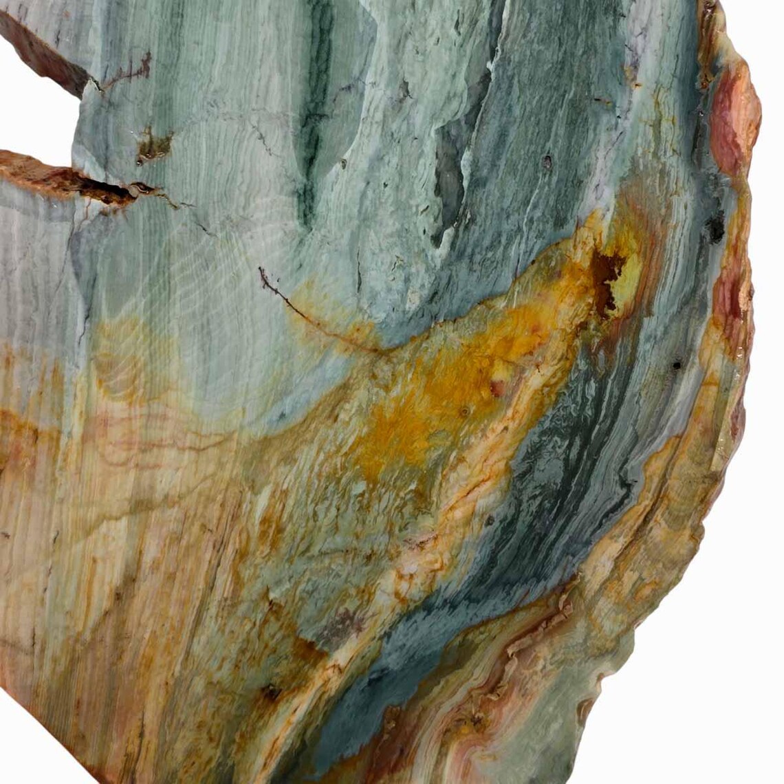 Ellipso Gary Green Larsonite Freedom Jasper Slab Lapidary Stone Slice ...