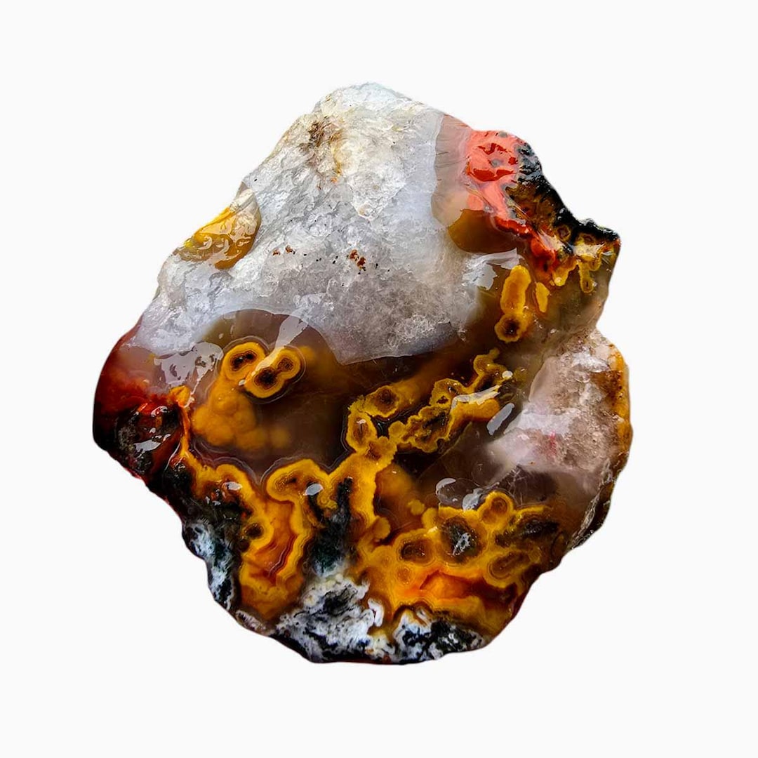 Moroccan Seam Agate Rough Chunk Lapidary Stone - Etsy