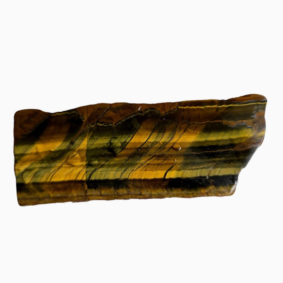 Hawkeye Tiger Eye Slab Lapidary Stone Slice Cut Rock - Etsy