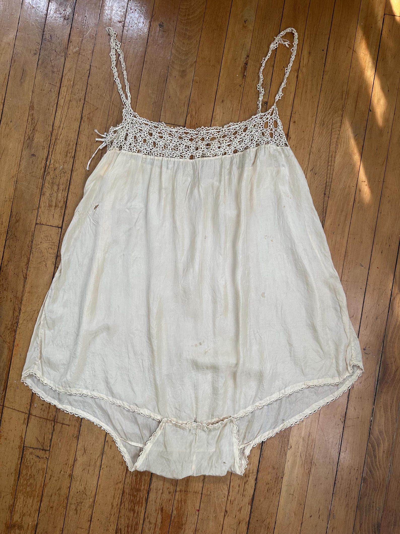 Edwardian Silk Step in Romper - Etsy