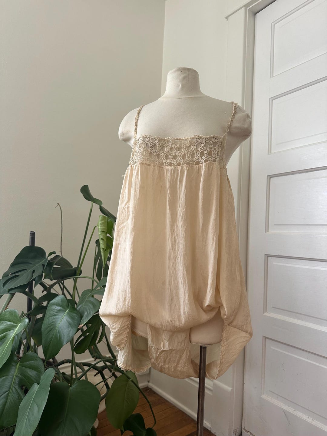 Edwardian Silk Step in Romper - Etsy