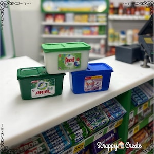 1:12 Laundry Pod Box Persil,bold,ariel,surf - Etsy UK
