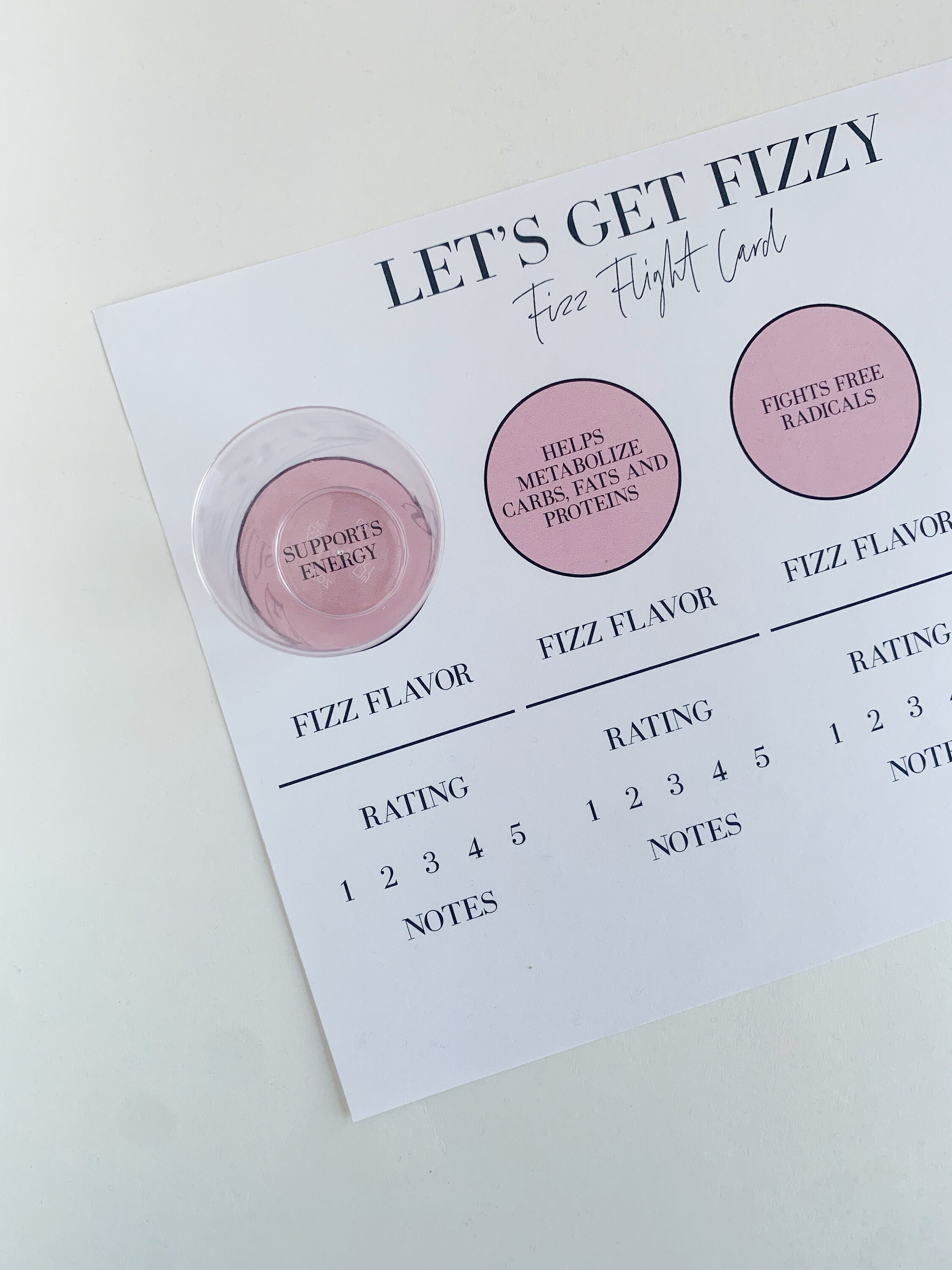 Fizz Flight Card Instant Download Print at Home - Etsy