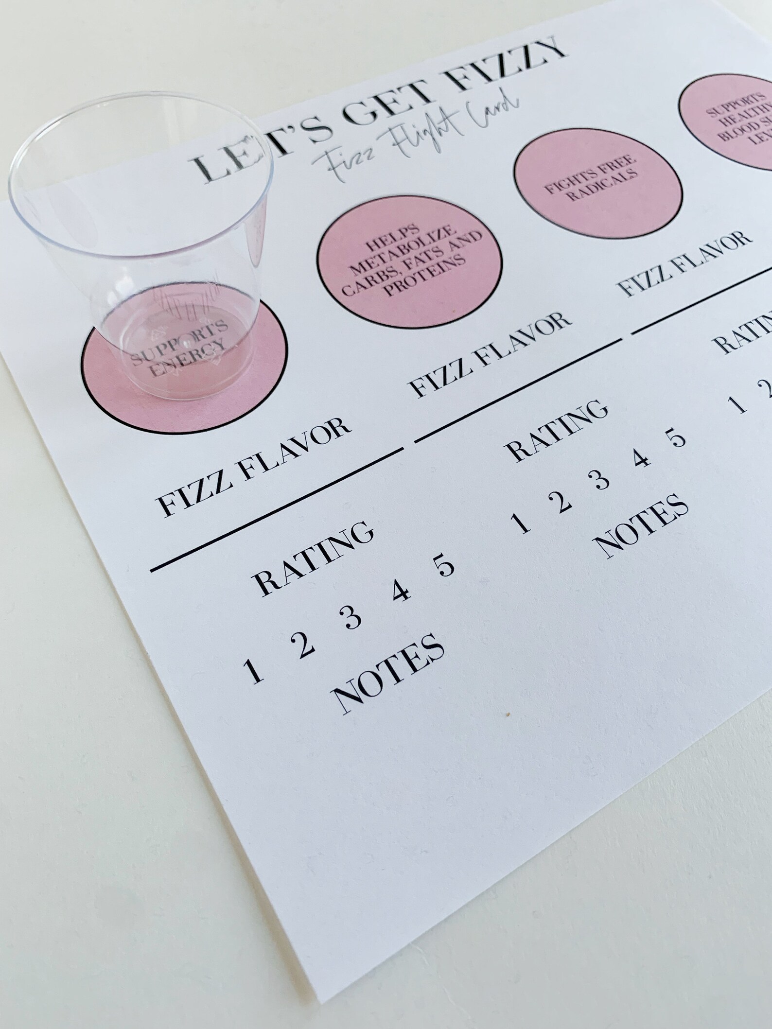 Fizz Flight Card Instant Download Print at Home - Etsy