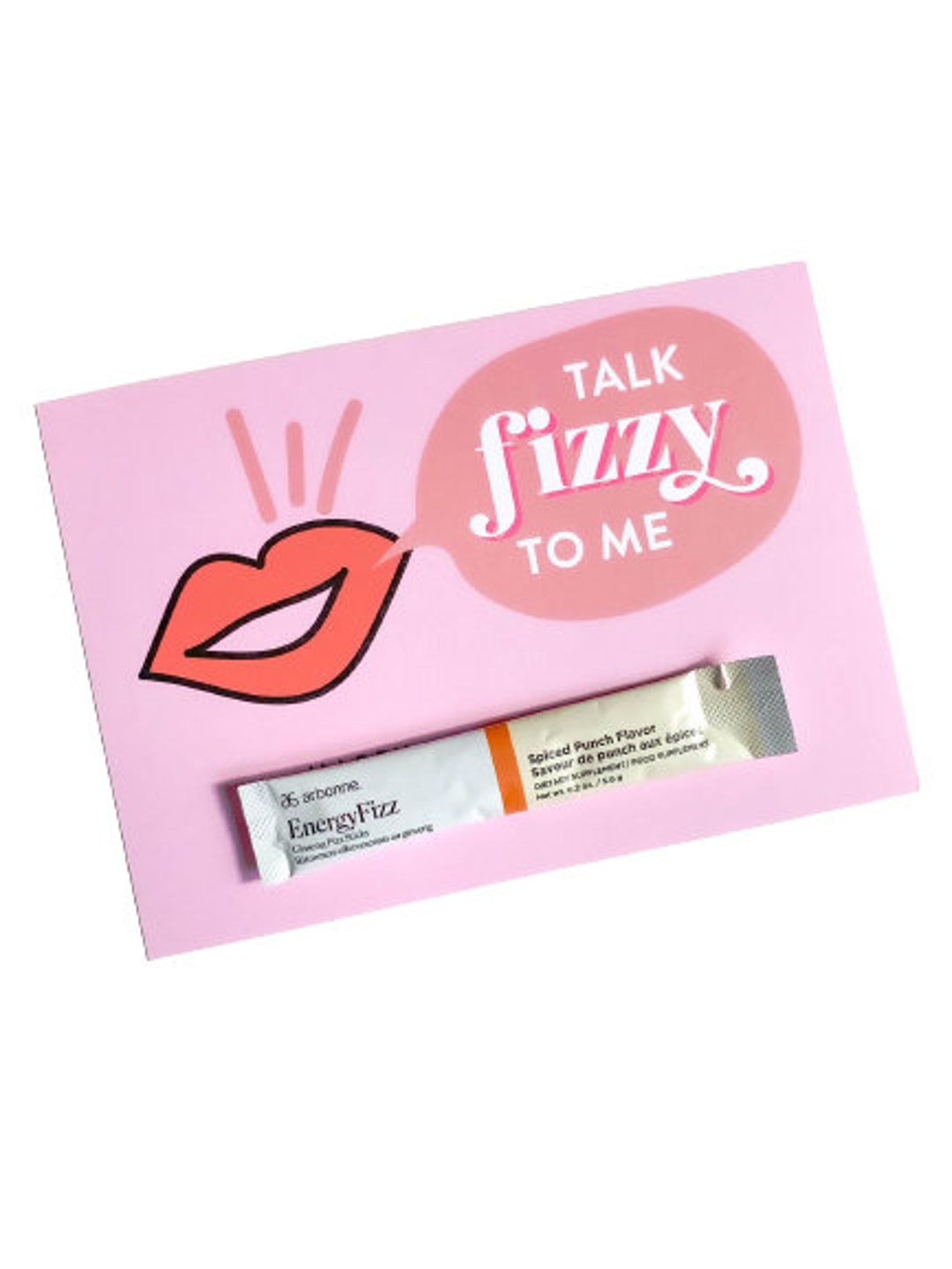 Valentine's Fizz Card Printable Download Print Energy Fizz Stick - Etsy