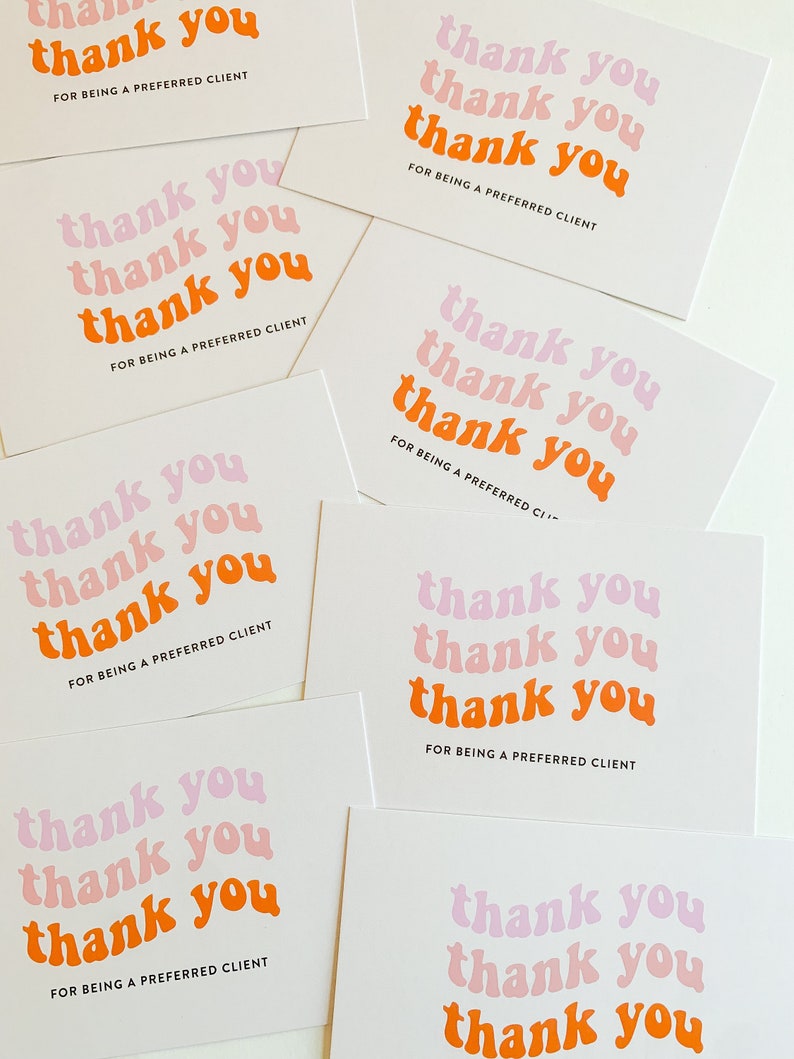 Thank You Card Digital Download Instant Download - Etsy