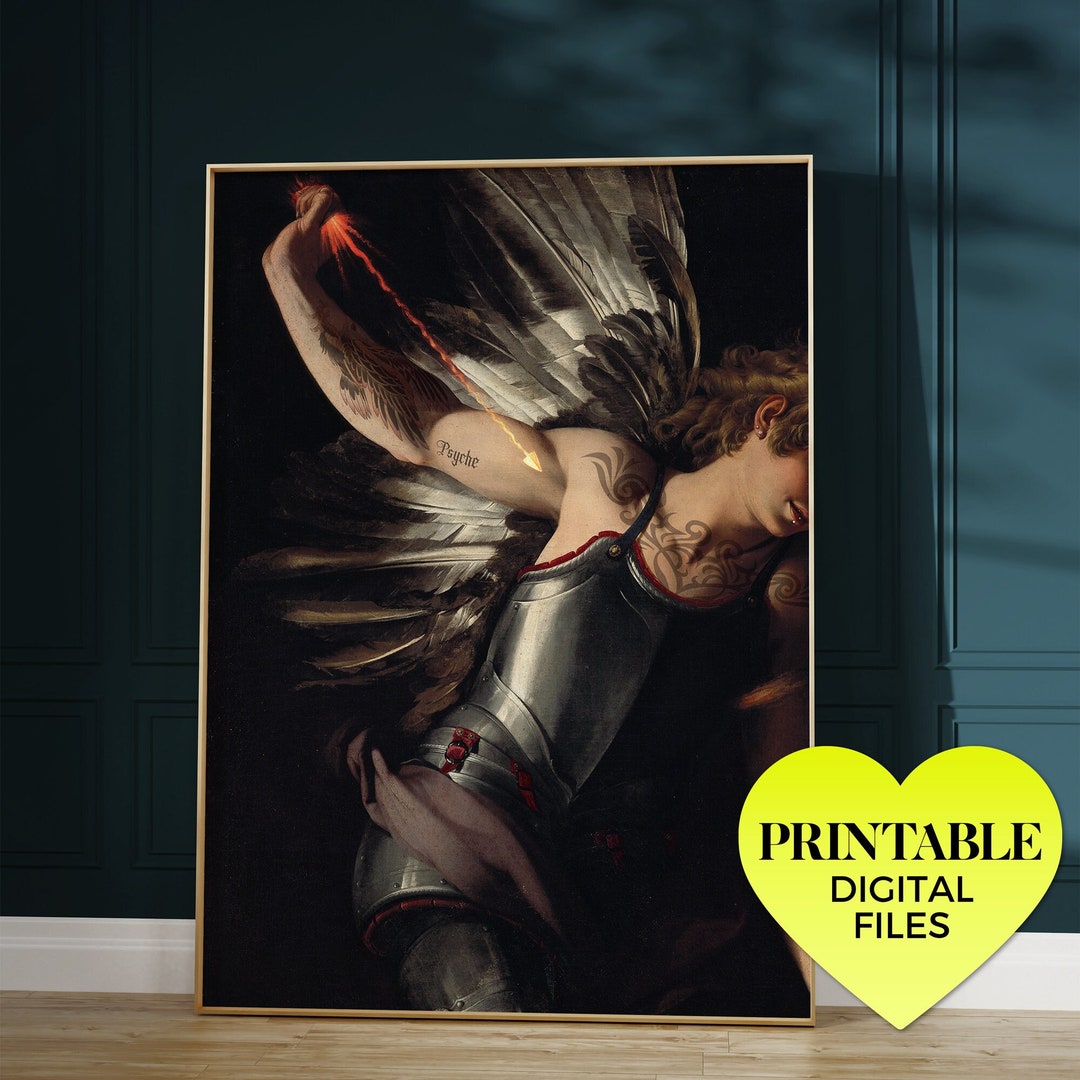 Cupid's Arrow the Divine Eros Printable Wall Art Classical Renaissance ...