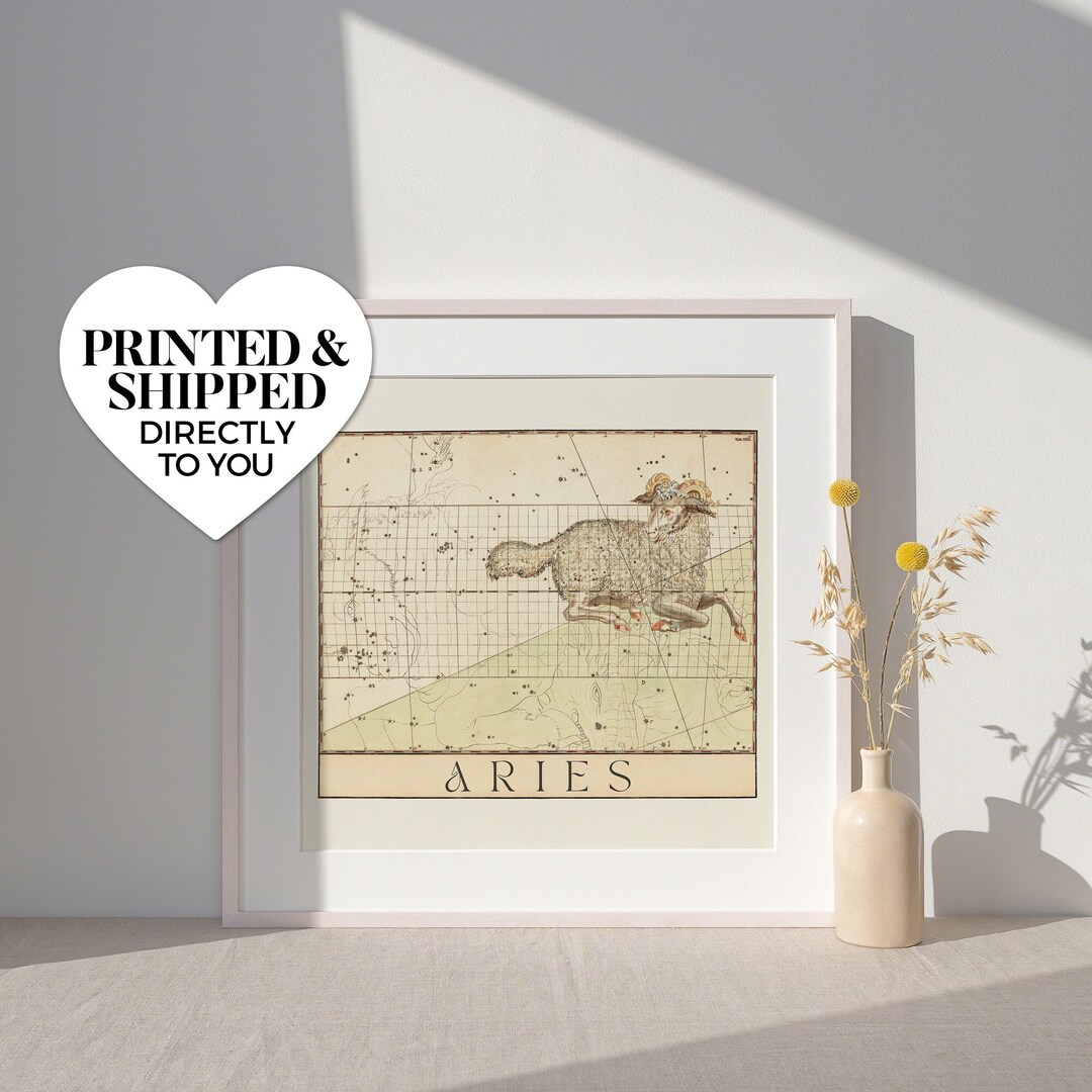 Aries, the Ram ~ Wall Art Matte Print | Classical Renaissance Vintage ...