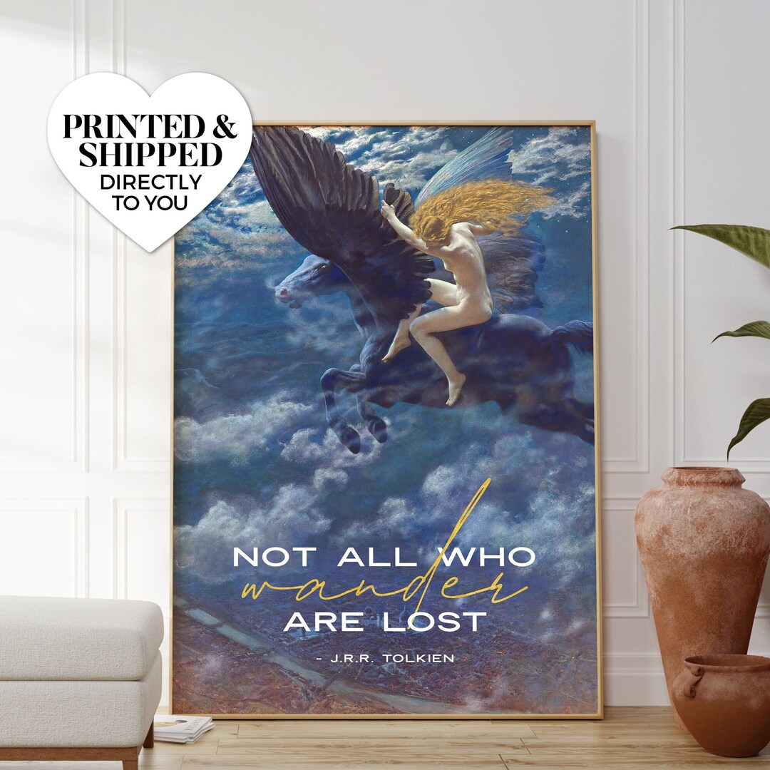 Not All Who Wander Are Lost ~ Dream Idyll ~ Wall Art Matte Print ...