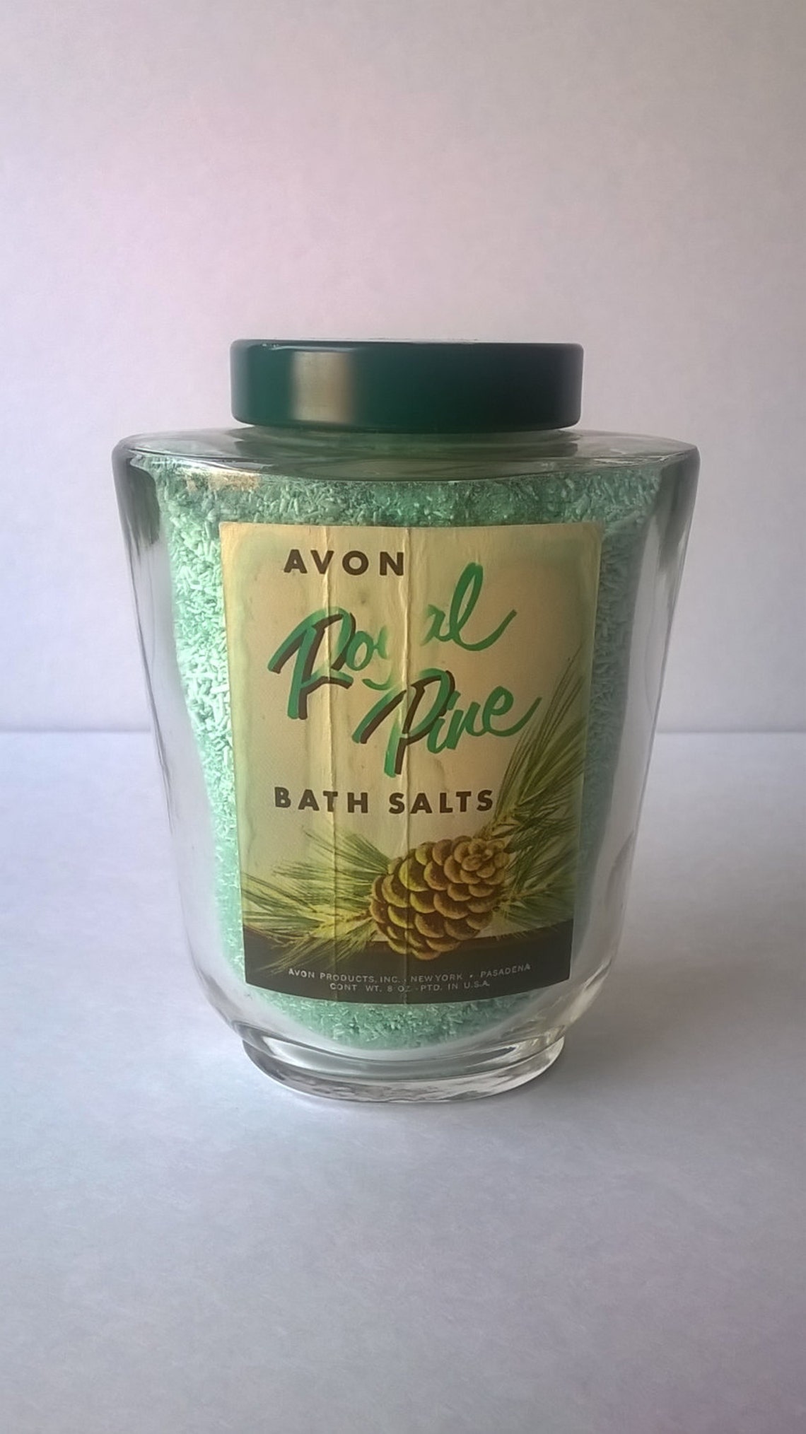 Beautiful Brand New 1950s Avon Products Royal Pine Bath Salts | Etsy