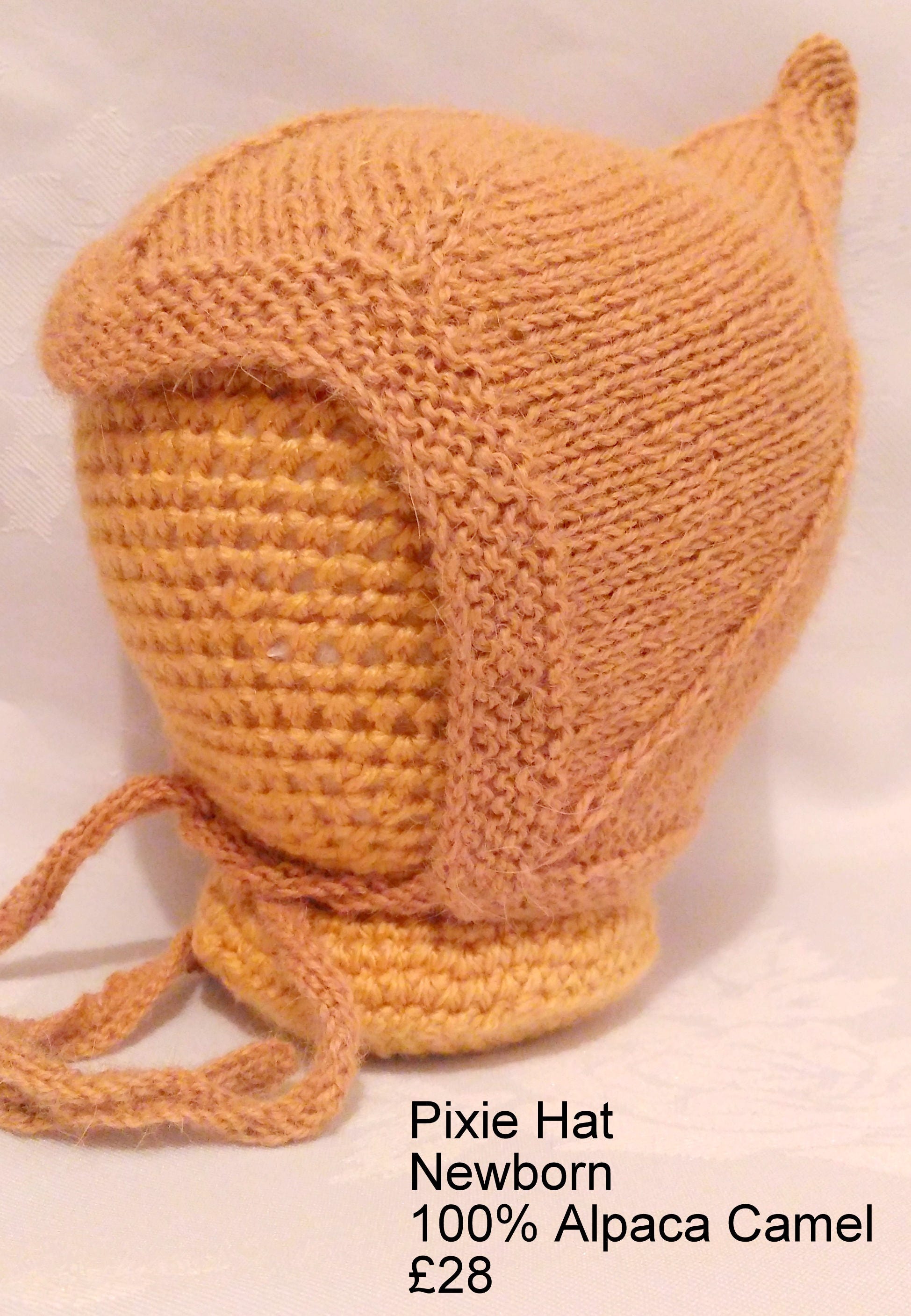 Pixie Hat, Elfin Hat, Pixie Helmet, Photo Prop, Newborn Hat, Newborn ...