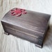 Grey Painted Wooden Box Jewelry Box Linden Wood Box Natural - Etsy