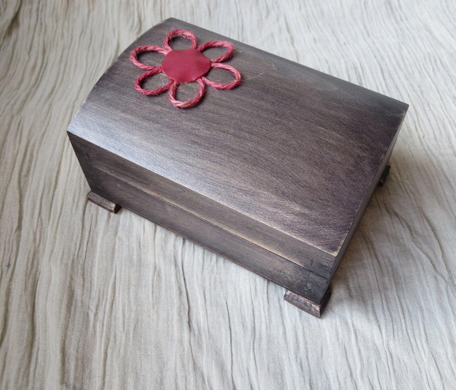 Grey Painted Wooden Box Jewelry Box Linden Wood Box Natural - Etsy