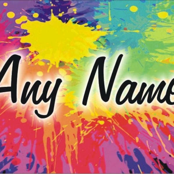 Paint Splatter Plate - Etsy