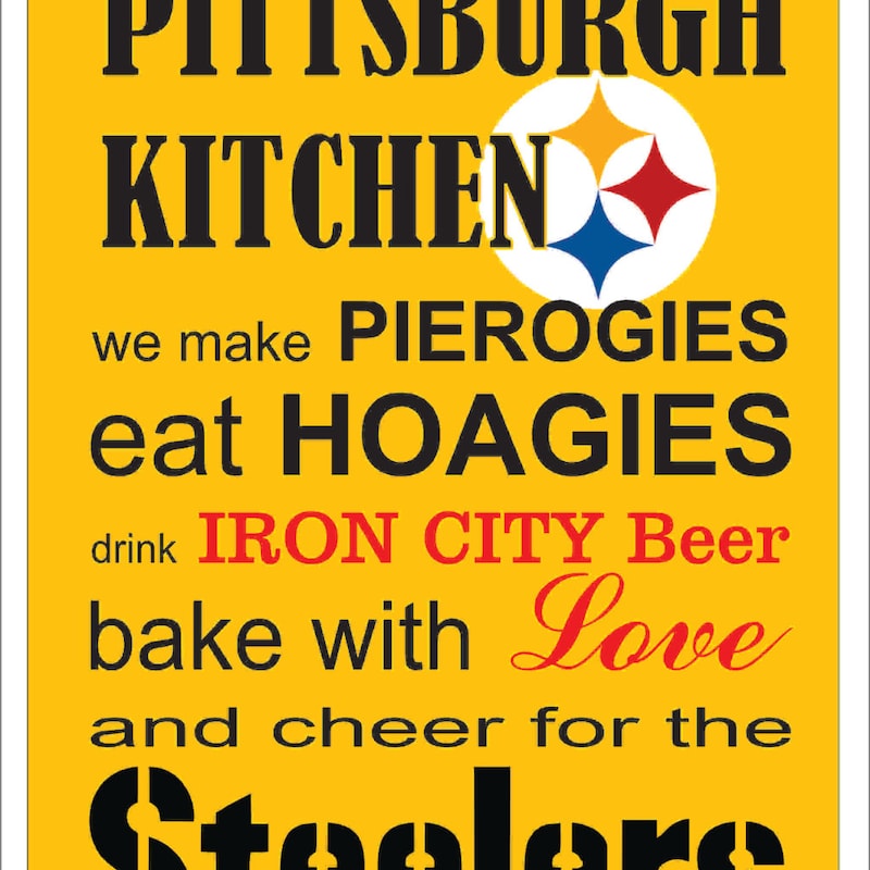 Pittsburgh Steelers Sign - Etsy