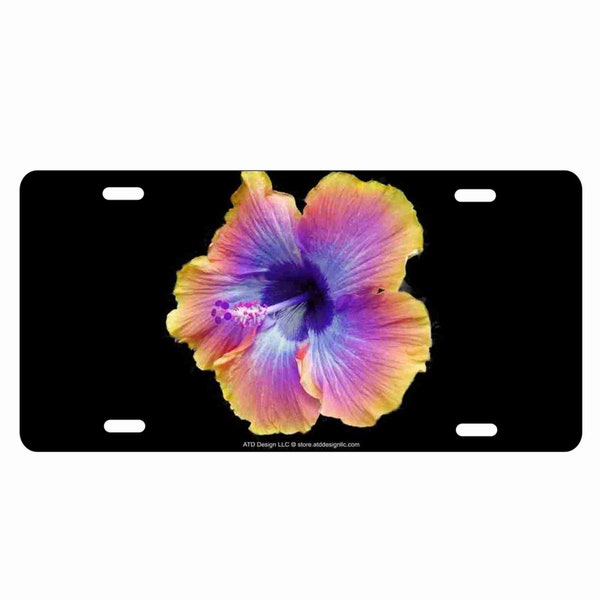 Personalized License Plate Flower - Etsy