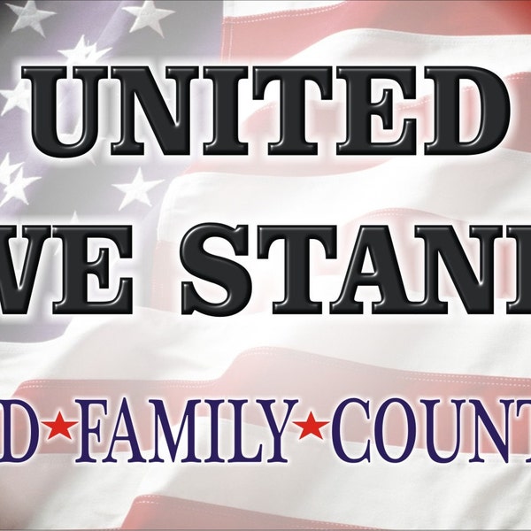United We Stand Sign - Etsy