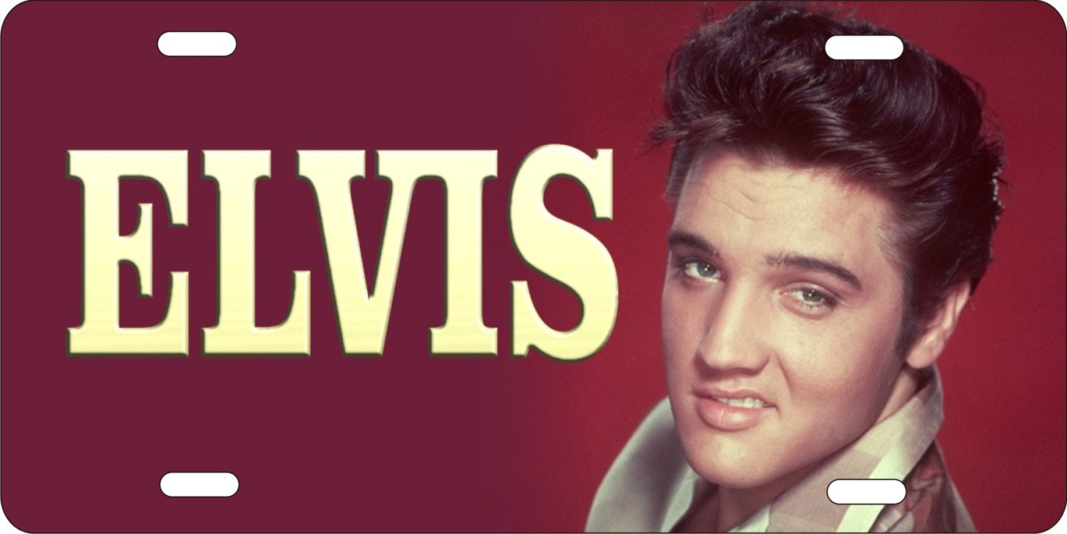 Vanity Novelty Elvis License Plate Car Tag - Etsy
