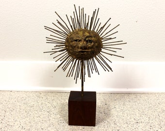 Brass Sun Sculpture - Etsy