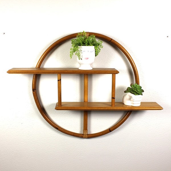 Bamboo Wall Shelf - Etsy