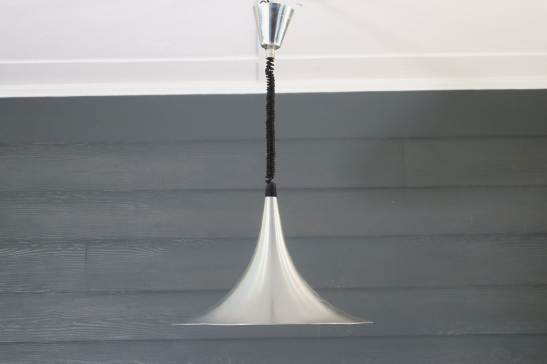 Vintage Italian Pull Down Pendant Light Fixture by Targetti Sankey ...