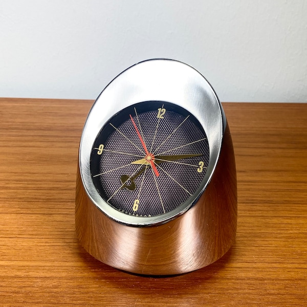 Mcm Desk Clock - Etsy