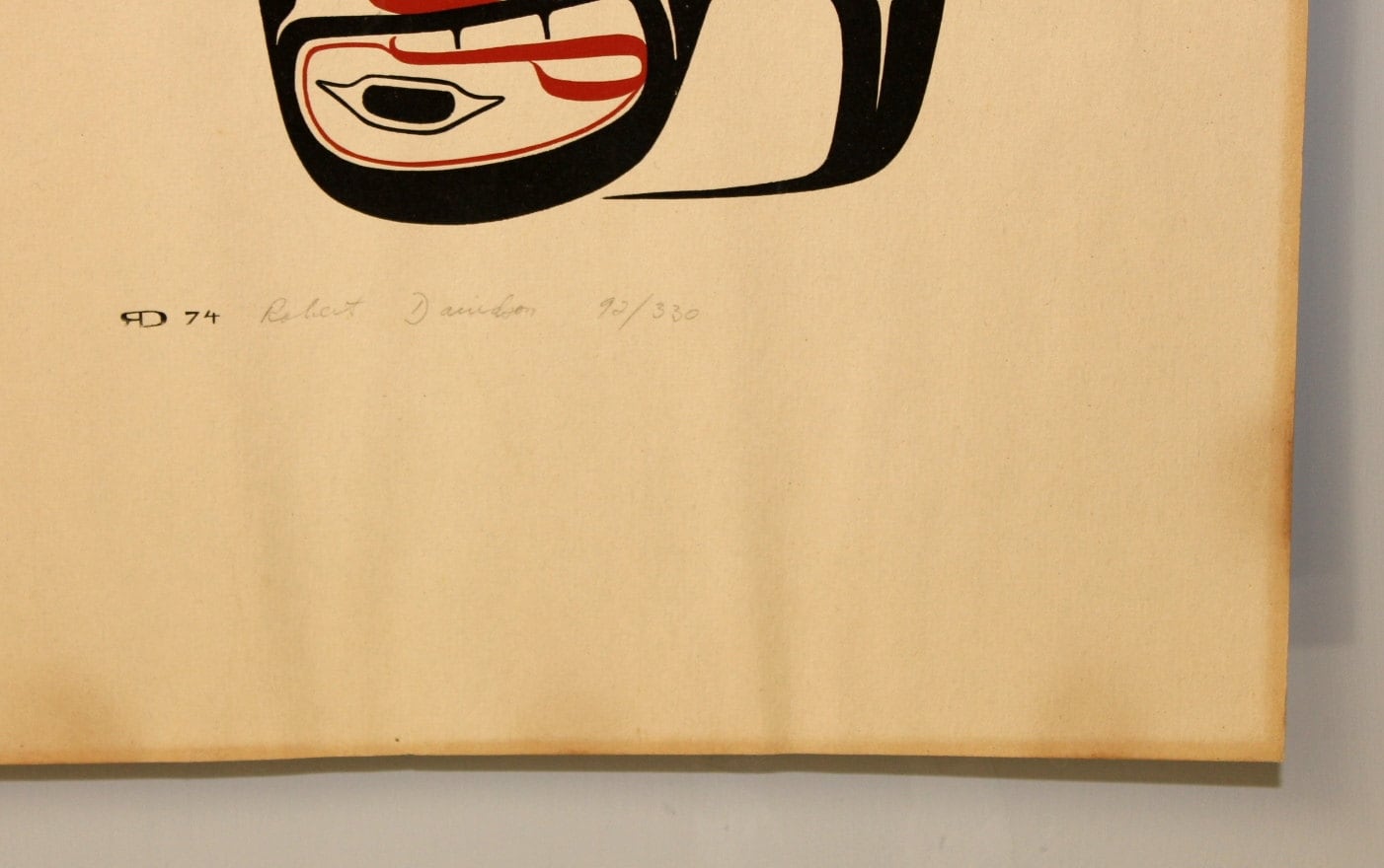 Robert Davidson 1974 Limited Edition Serigraph Signed 92/330 - Etsy