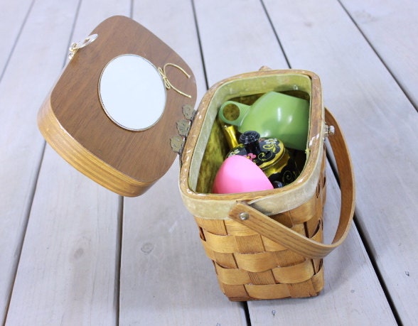INSTANT COLLECTION Little Girl PICNIC Basket Tea Party Gift - Etsy