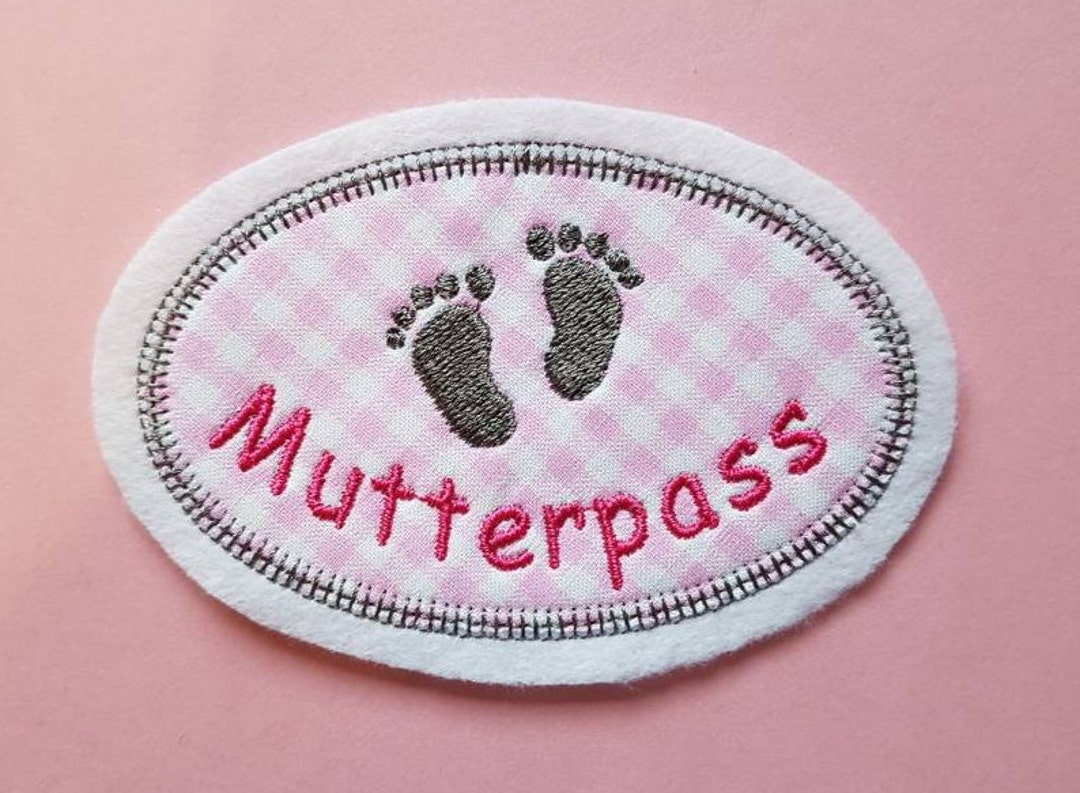 Vichy Mother Pass Application Baby Ops in Pink/silver-grey Patch Button ...
